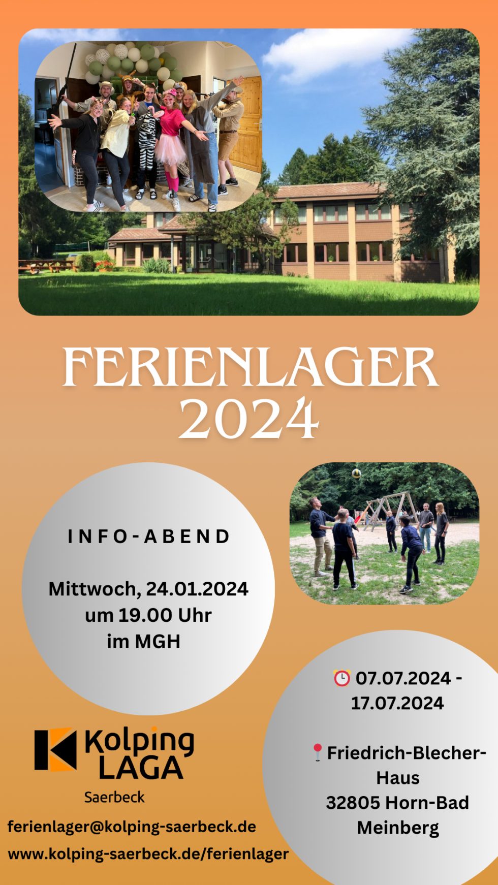Ferienlager | Kolpingsfamilie Saerbeck